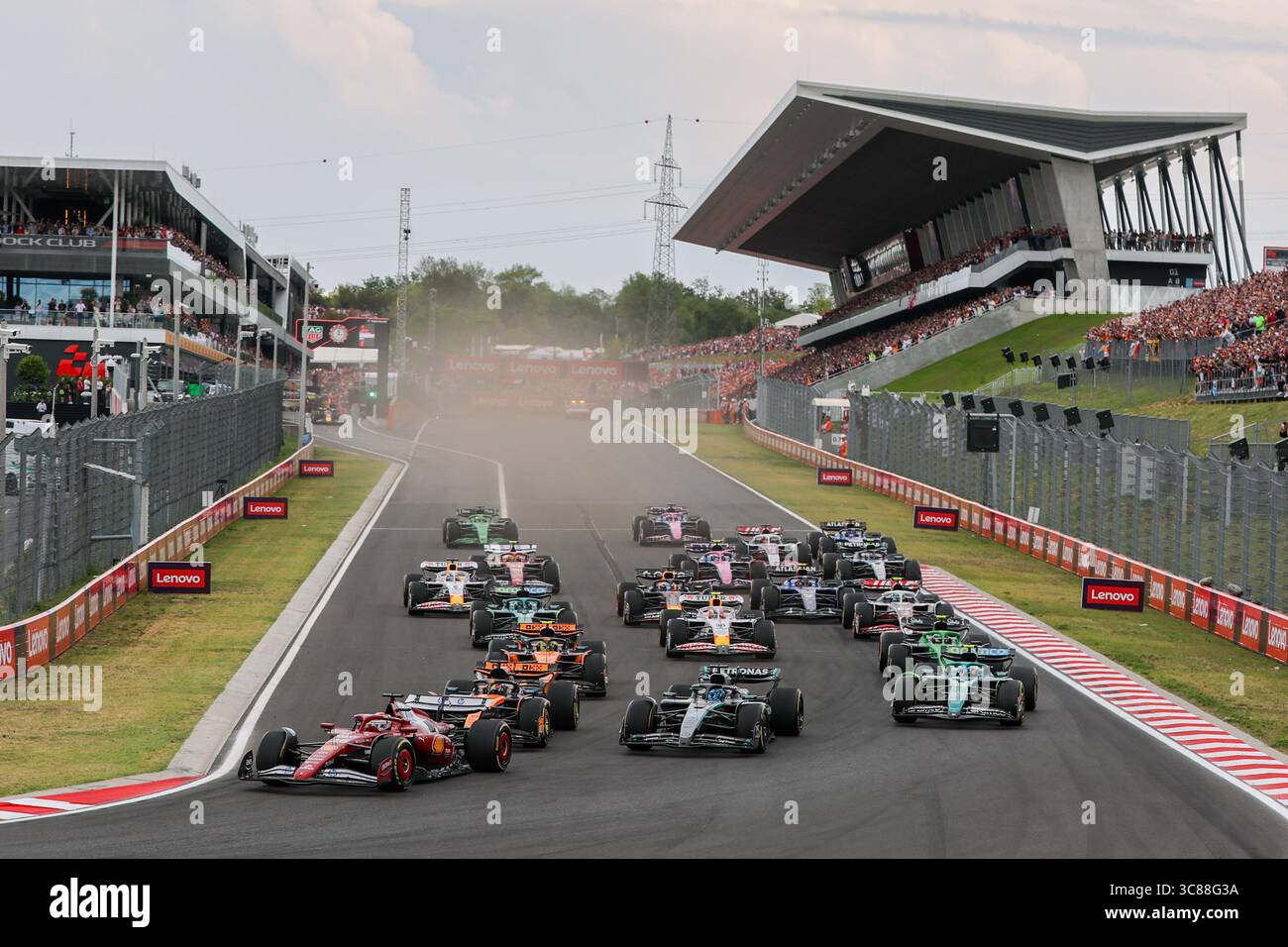 Norris piastri 2025 hungarian gp hi-res stock photography and images ...