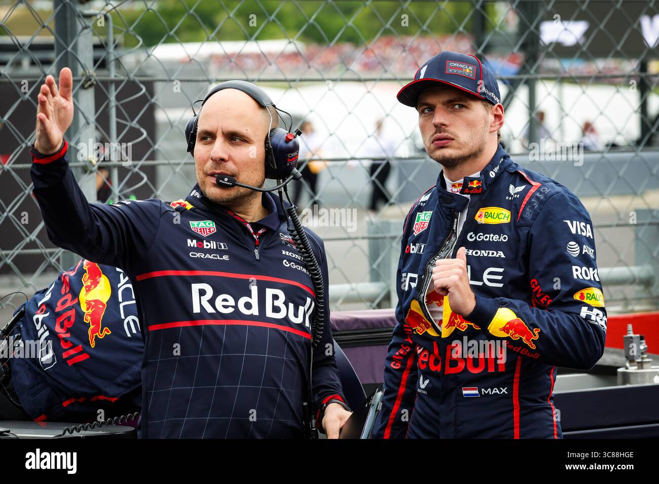 LAMBIASE Gianpiero, Race Engineer of Max Verstappen, VERSTAPPEN Max ...