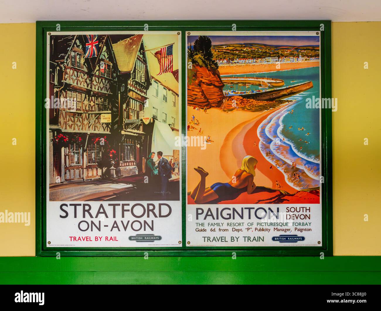 Haverstreet, IoW - 5 June 2025: Vintage retro British Railways travel ...