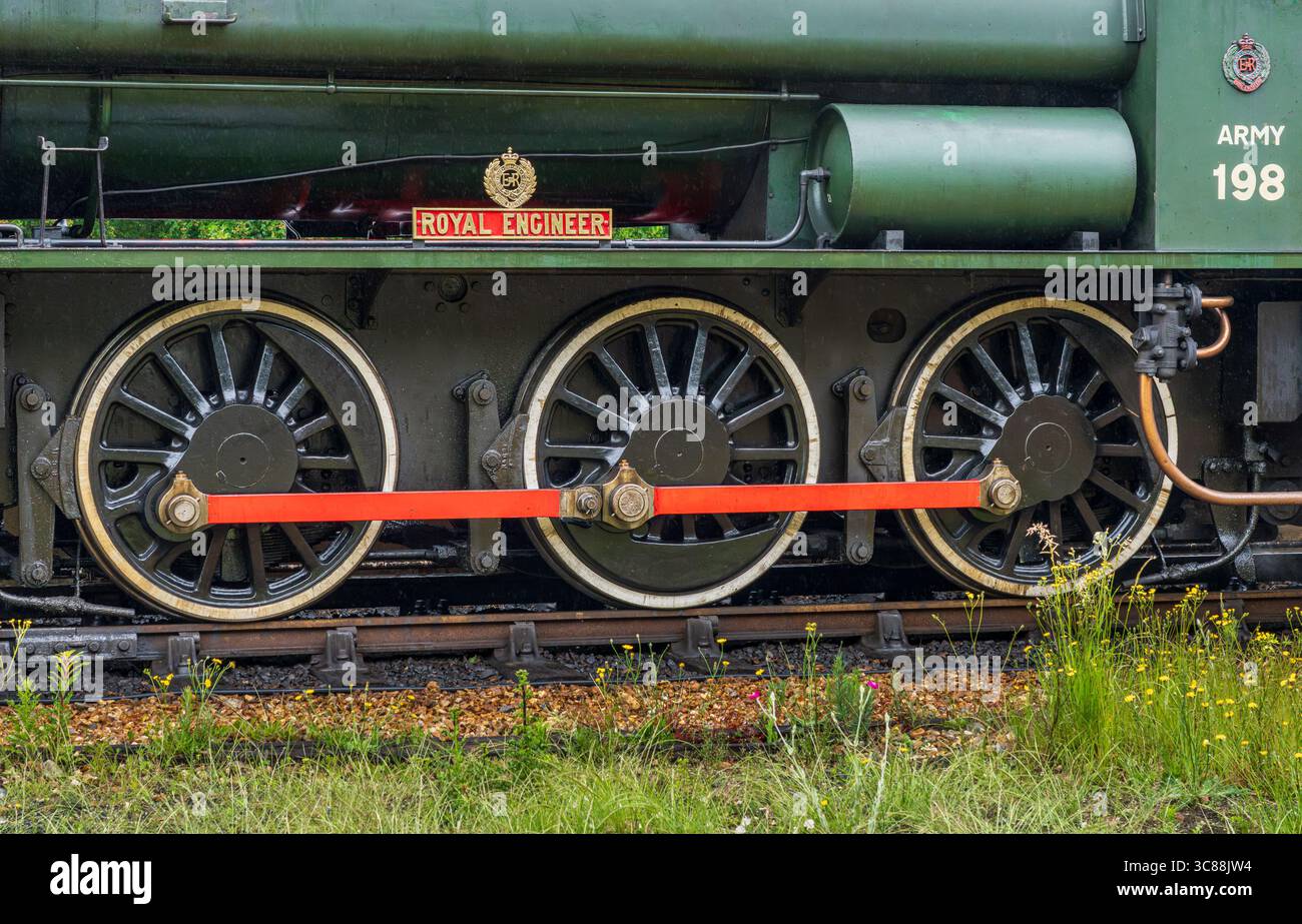 Havenstreet, IoW - 5 June 2025: Coupling rod on Royal Engineer ...