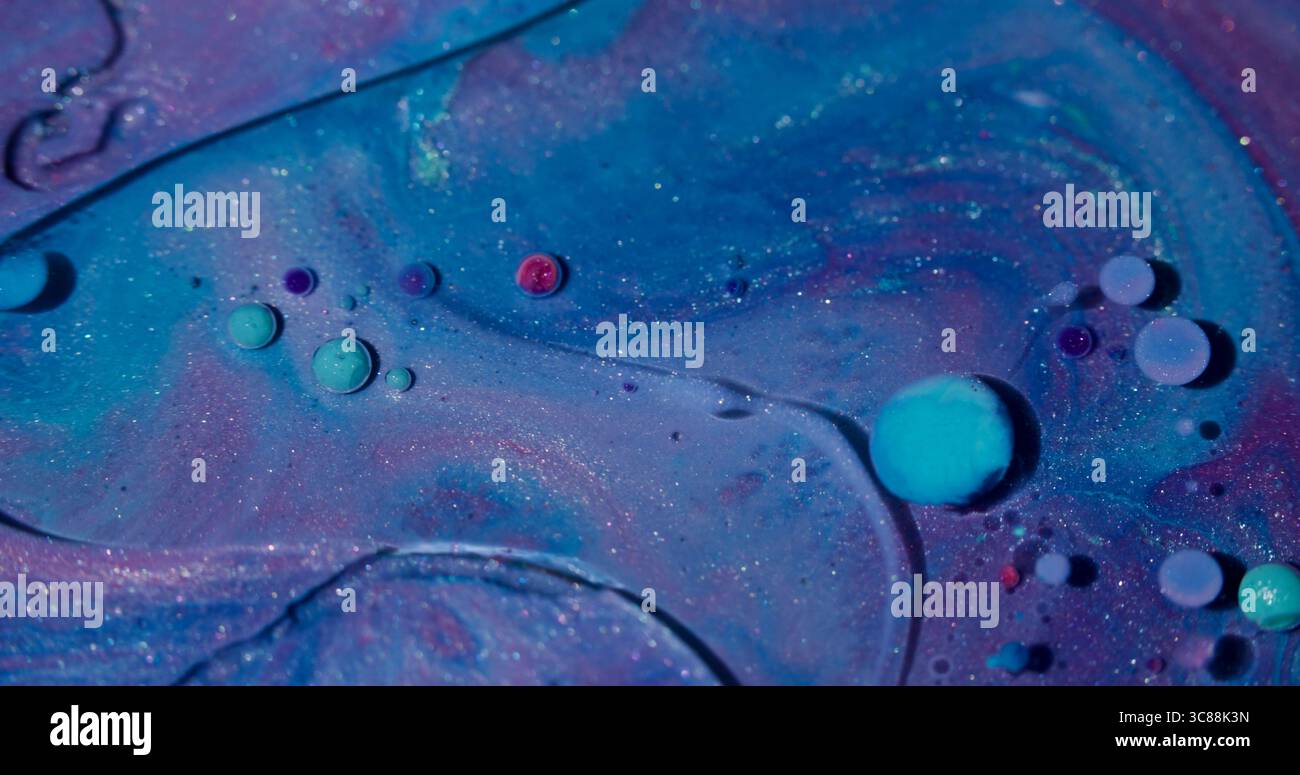 Acrylic emulsion ink pour defocused hi-res stock photography and images ...