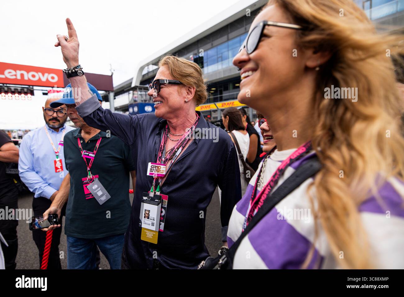 Axl Rose, Guns N' Roses, portrait during the 2025 Formula 1 Lenovo ...