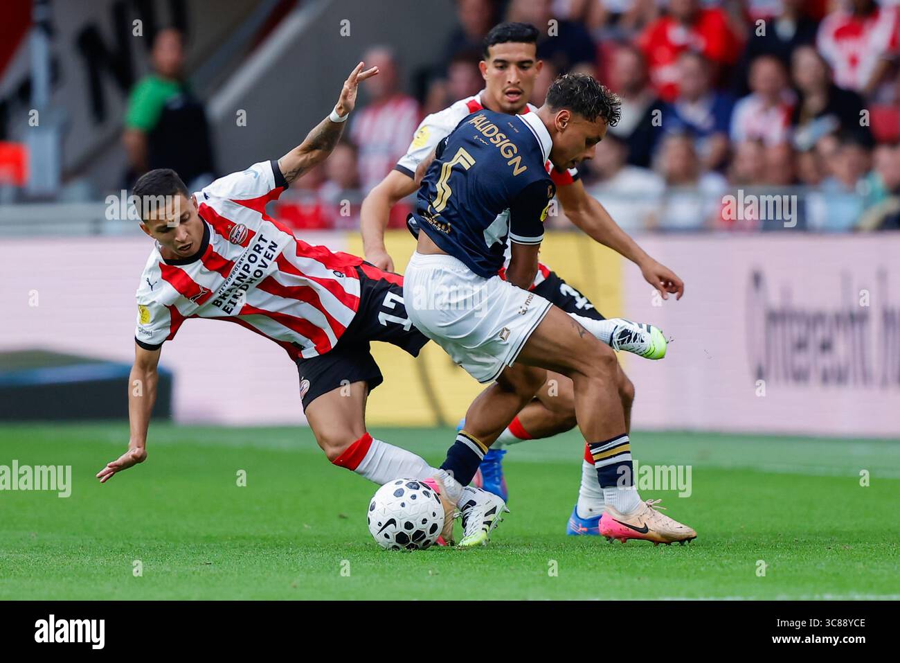 EINDHOVEN , 03-08-2025 , Philips Stadium , season 2025 / 2026 , Dutch ...