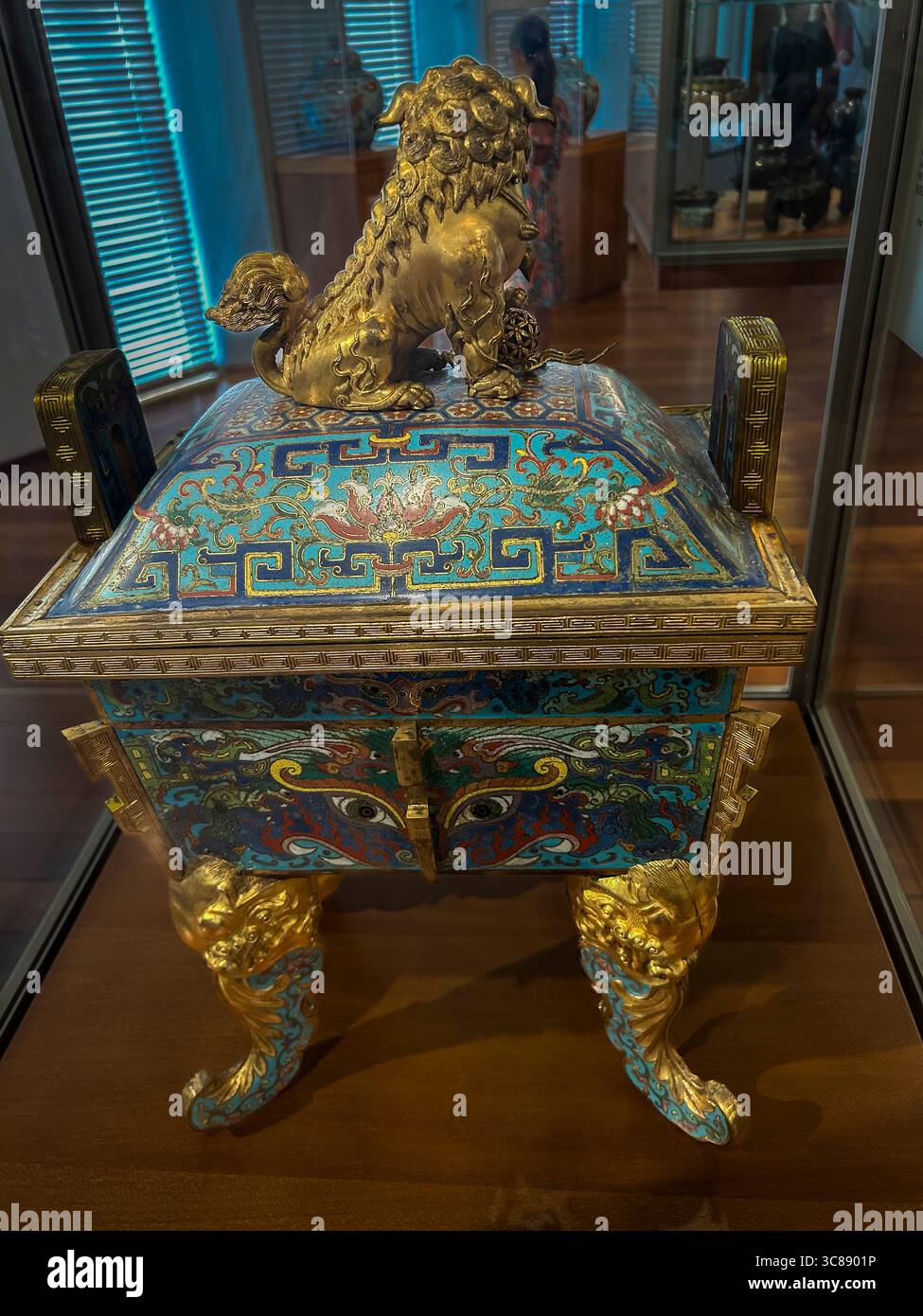 Paris, France, Asian Art Objects on Display inside Musée National des ...