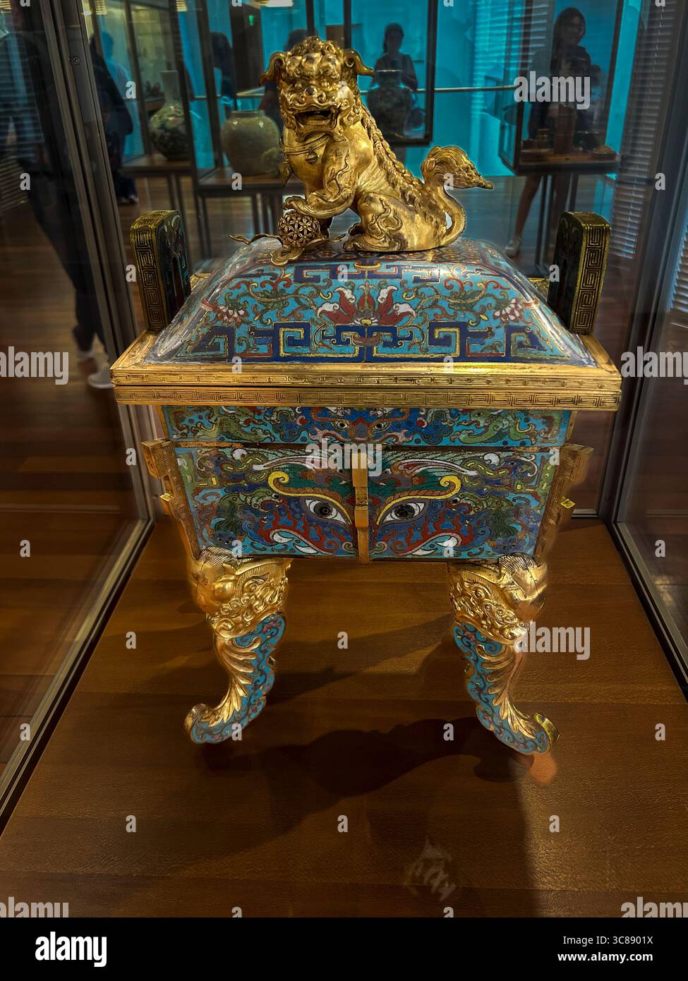 Paris, France, Asian Art Objects on Display inside Musée National des ...