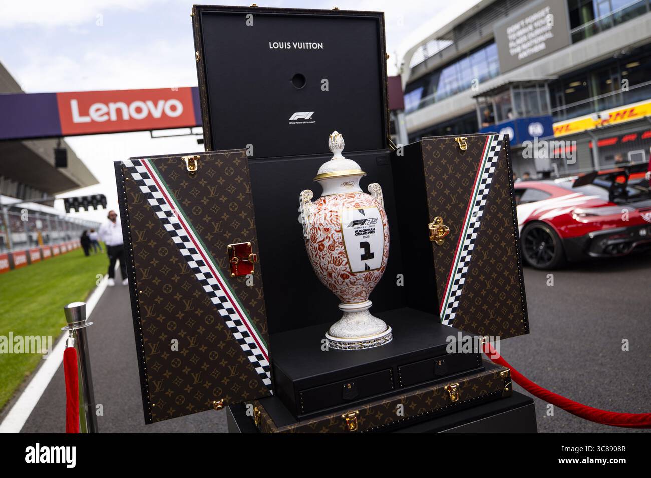 Trophy during the 2025 Formula 1 Lenovo Hungarian Grand Prix, 14th ...