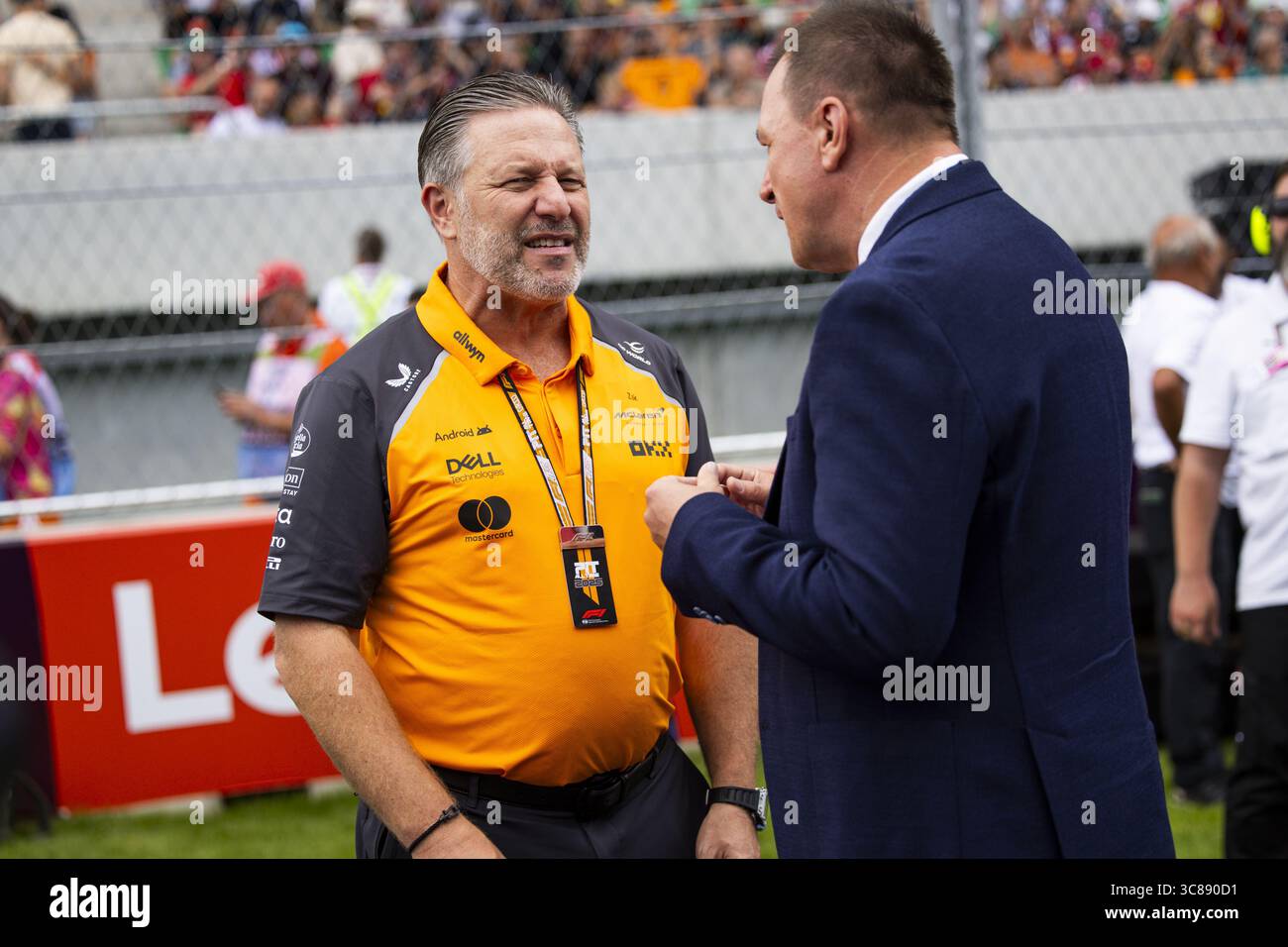 BROWN Zak (usa), CEO of of McLaren Racing, portrait during the 2025 ...