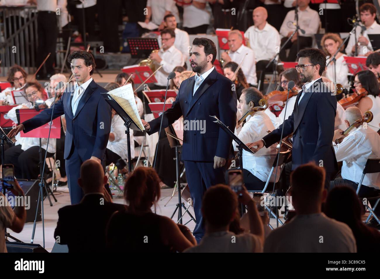 Rome, Italy. 02nd Aug, 2025. ROME, ITALY - AUGUST 02:The Italian vocal ...