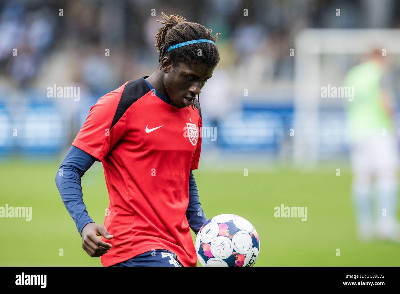 Haderslev, Denmark. 03rd, August 2025. Caleb Yirenkyi of FC ...