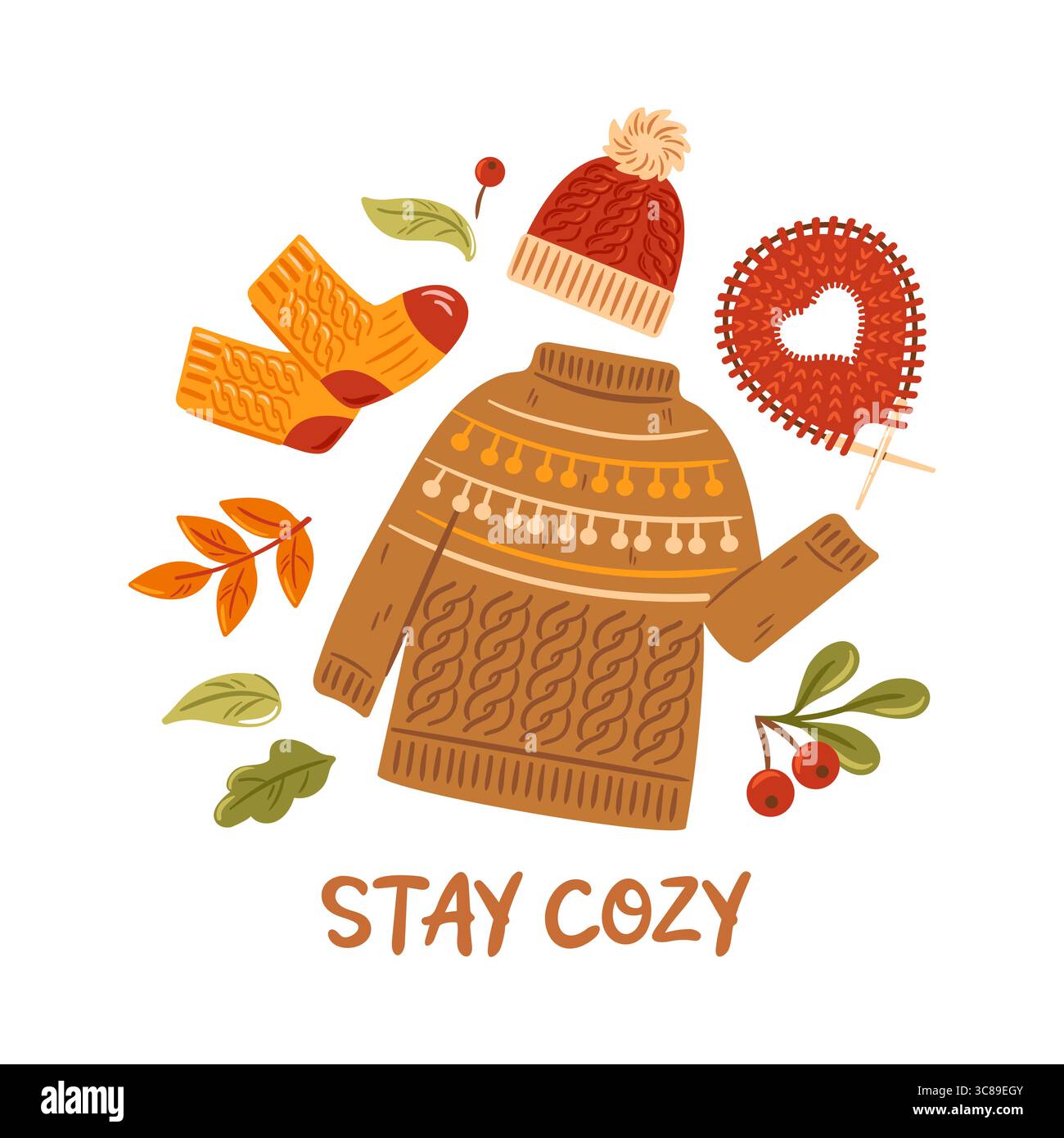 Fall accessories Stock Vector Images - Alamy