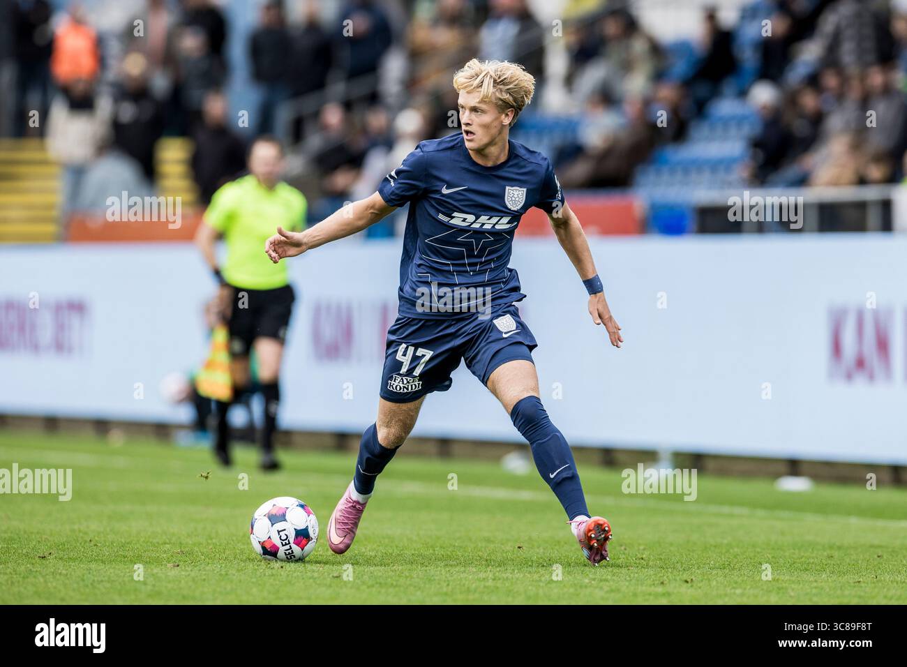 Haderslev, Denmark. 03rd, August 2025. Malte Heyde (47) of FC ...