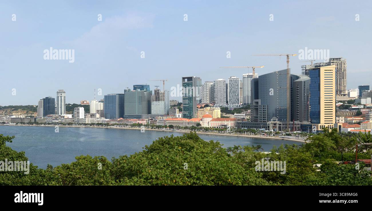 Panoramic view at the luanda marginal hi-res stock photography and ...