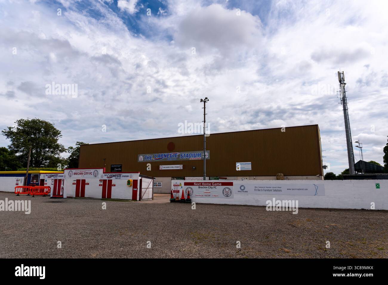 Glebe Park is the home stadium of Brechin City FC in Angus, Scotland ...