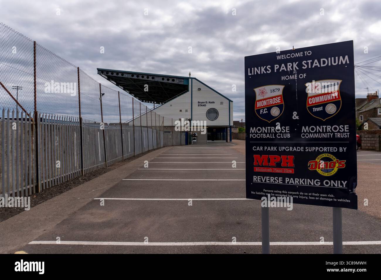 Links Park Stadium is the home ground of Montrose Football Club in ...