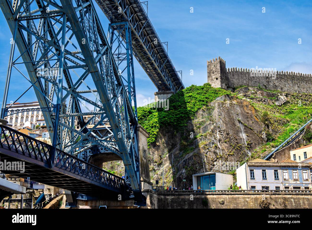 Dom Luís I Bridge and Fernandina Wall, Porto, Portugal – Historic and ...