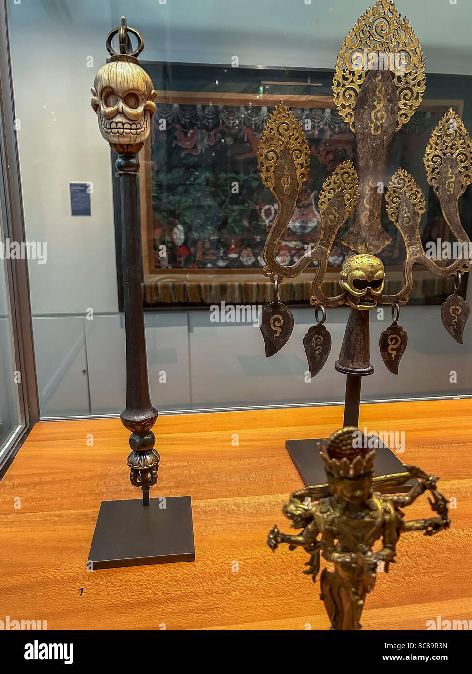 Paris, France, Asian Art Objects on Display inside "Musée National des ...