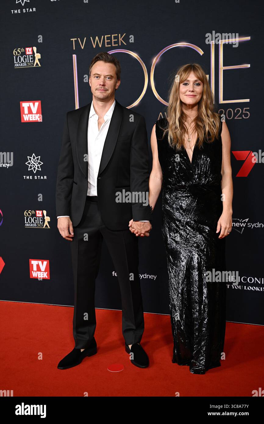 Sydney, Australia. 03rd Aug, 2025. Michael Doorman (left) and Julianna ...