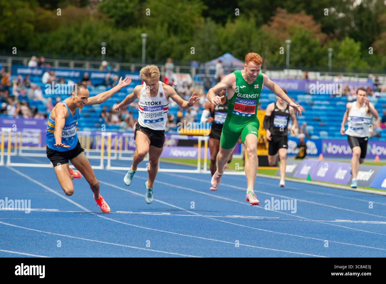 Alexander Stadium, Birmingham, England, 3rd August 2025 Tyri Donovan ...