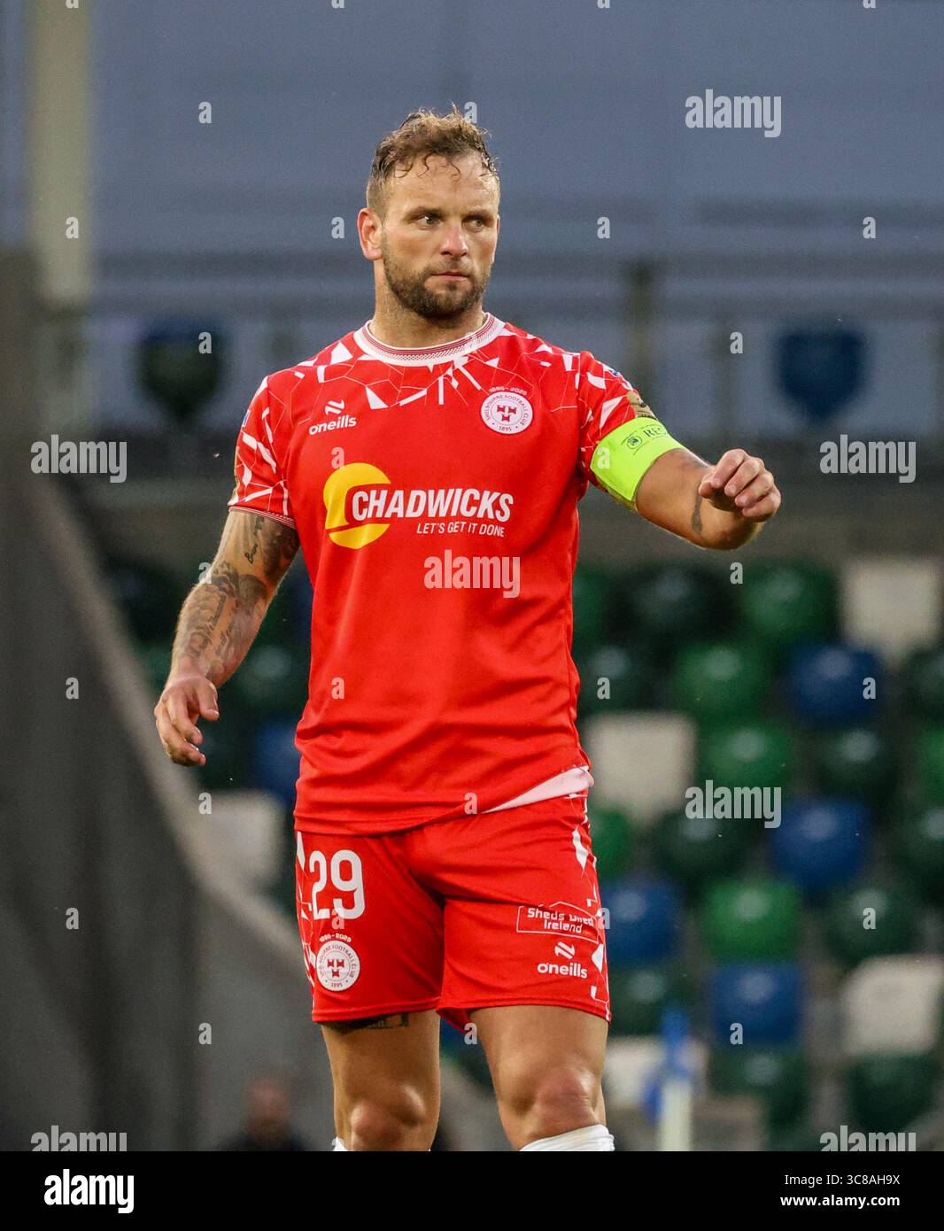 Windsor Park, Belfast, Northern Ireland, UK. 16 Jul 2025. UEFA ...