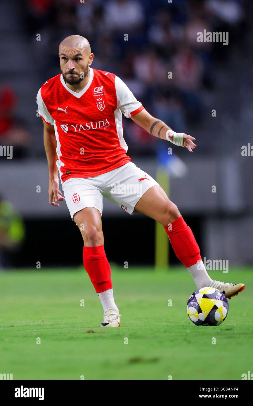 Teddy Teuma (Reims), AUGUST 2, 2025 - Football / Soccer : Stade de ...