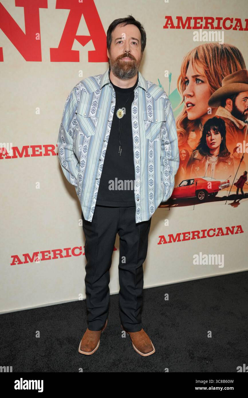 Writer/director Tony Tost arrives at a special screening of "Americana ...