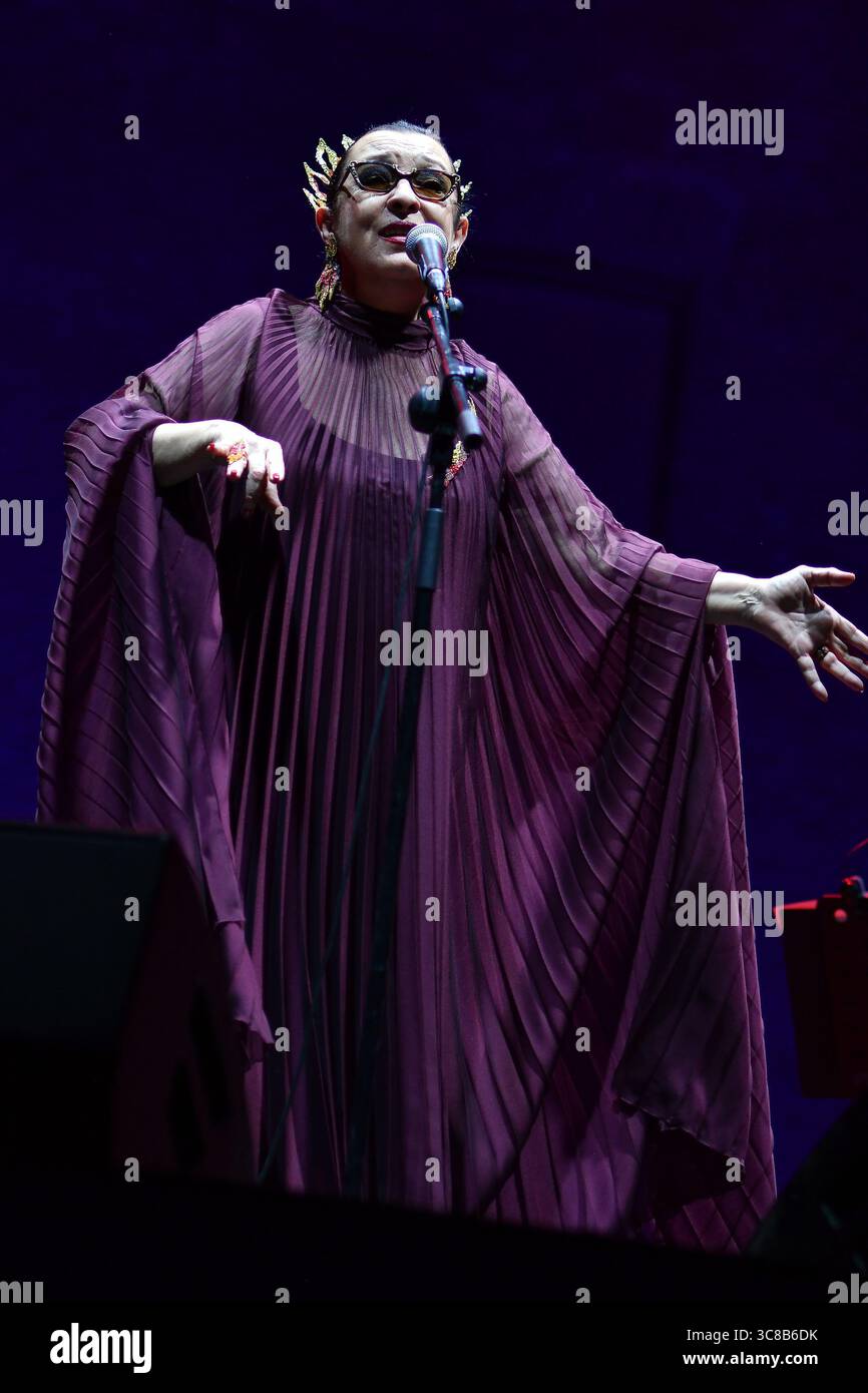 Madrid, Spain. 04th Aug, 2025. Singer Maria Isabel Quiñones Gutierrez ...