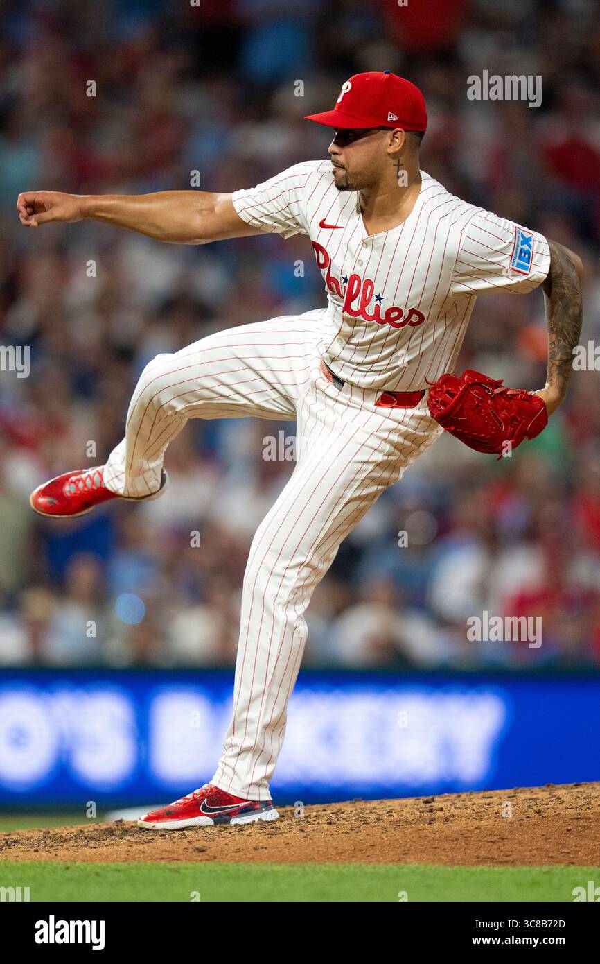Philadelphia Phillies relief pitcher Jhoan Duran delivers during the ...