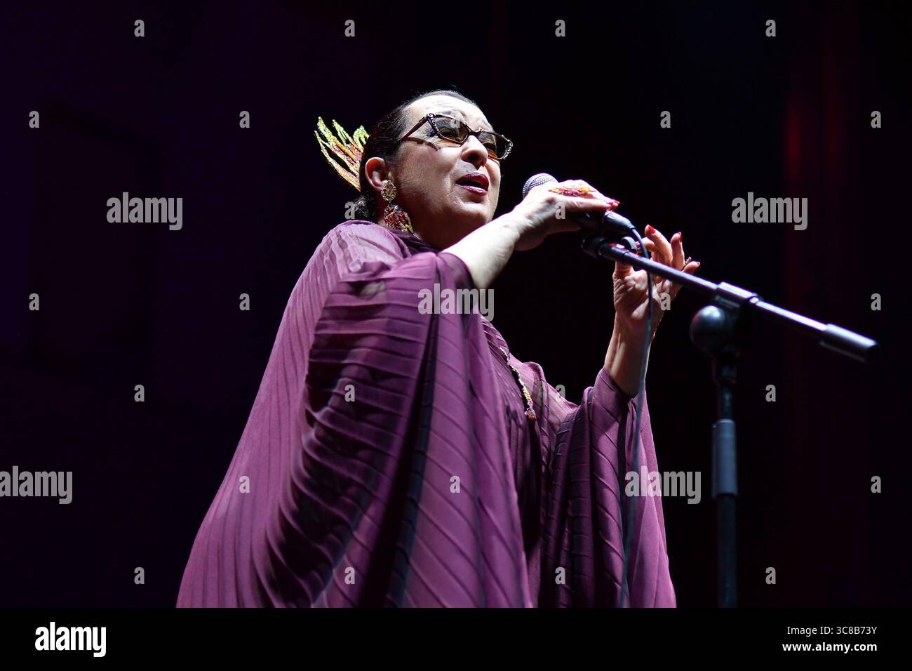 Singer Maria Isabel Quiñones Gutierrez known as Martirio performs at ...
