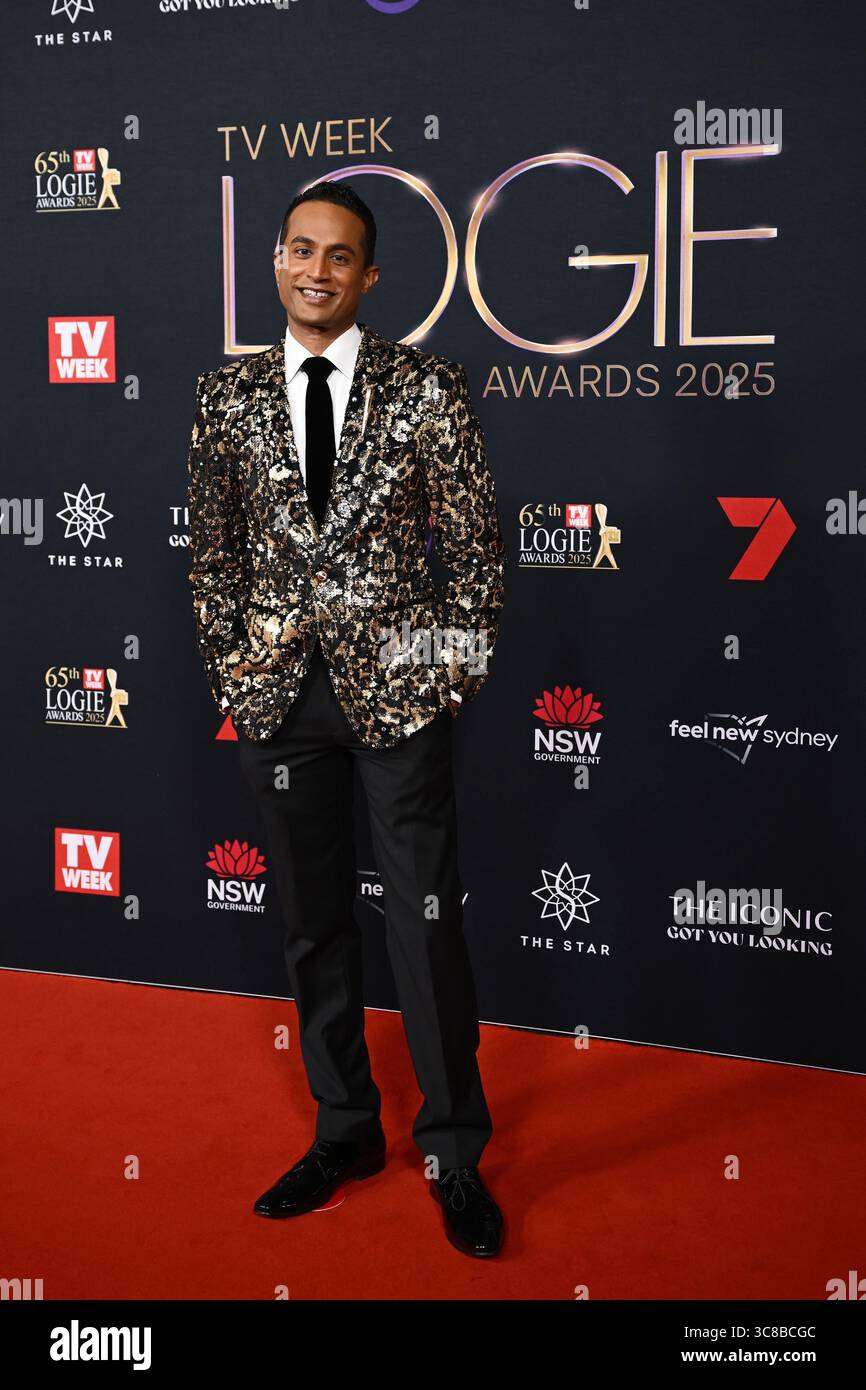 Jeremy Fernandez attends the 65th Television Week Logie Awards red ...