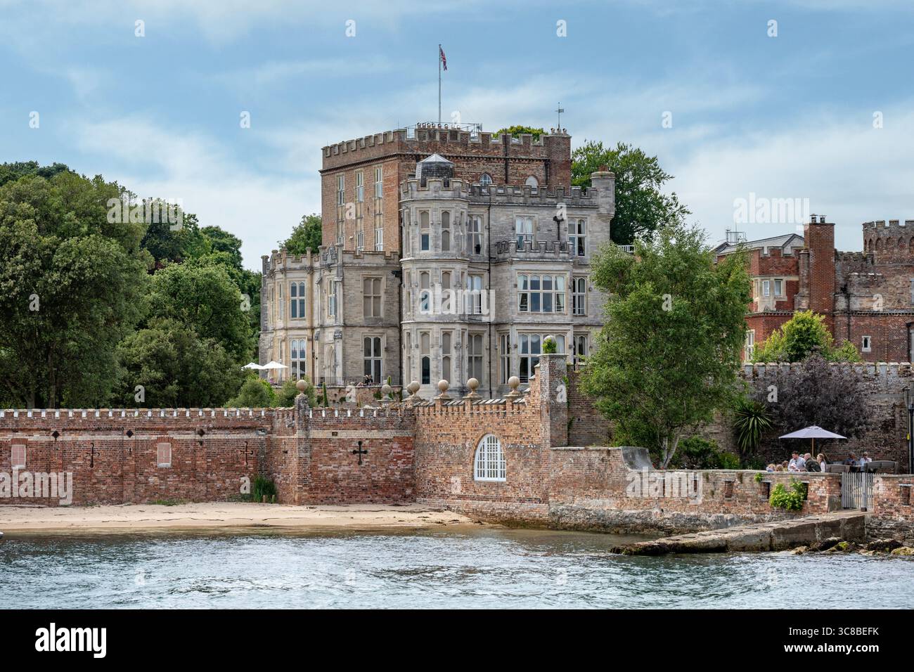 Brownsea Castle, Brownsea Island, Poole, Dorset, England Stock Photo ...