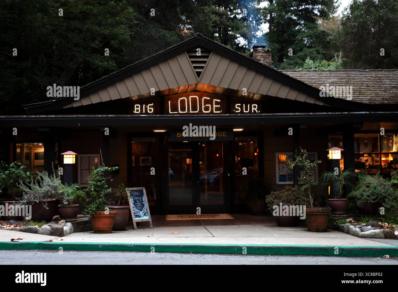 Big Sur Lodge at Pfeiffer Big Sur State Park in California Stock Photo ...