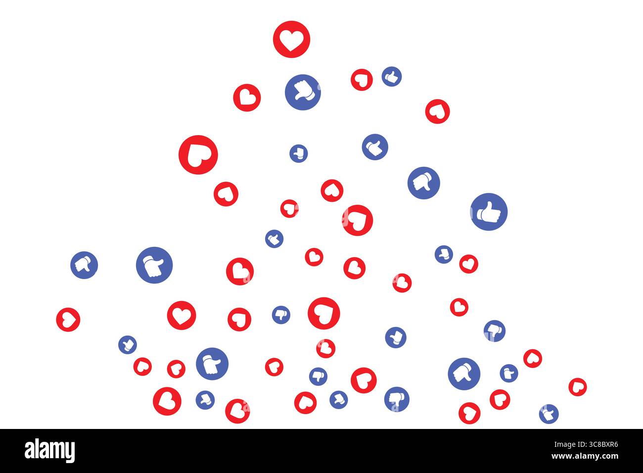 Negative social media Cut Out Stock Images & Pictures - Alamy