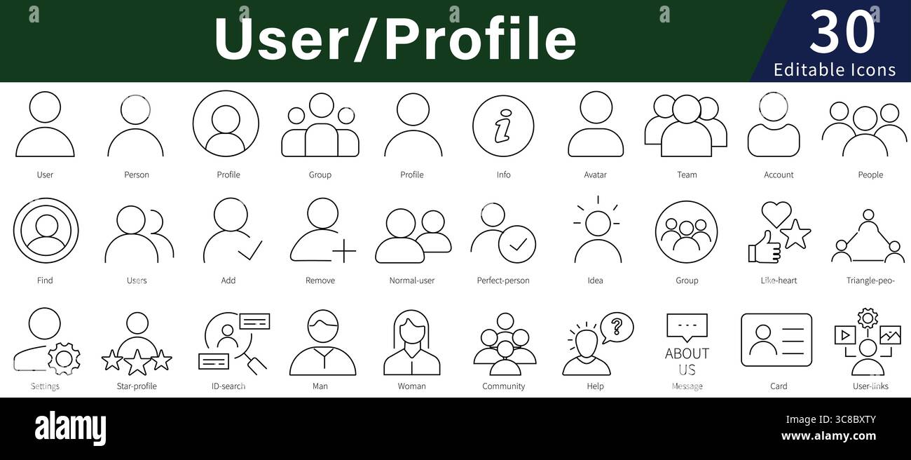 User information management Stock Vector Images - Alamy