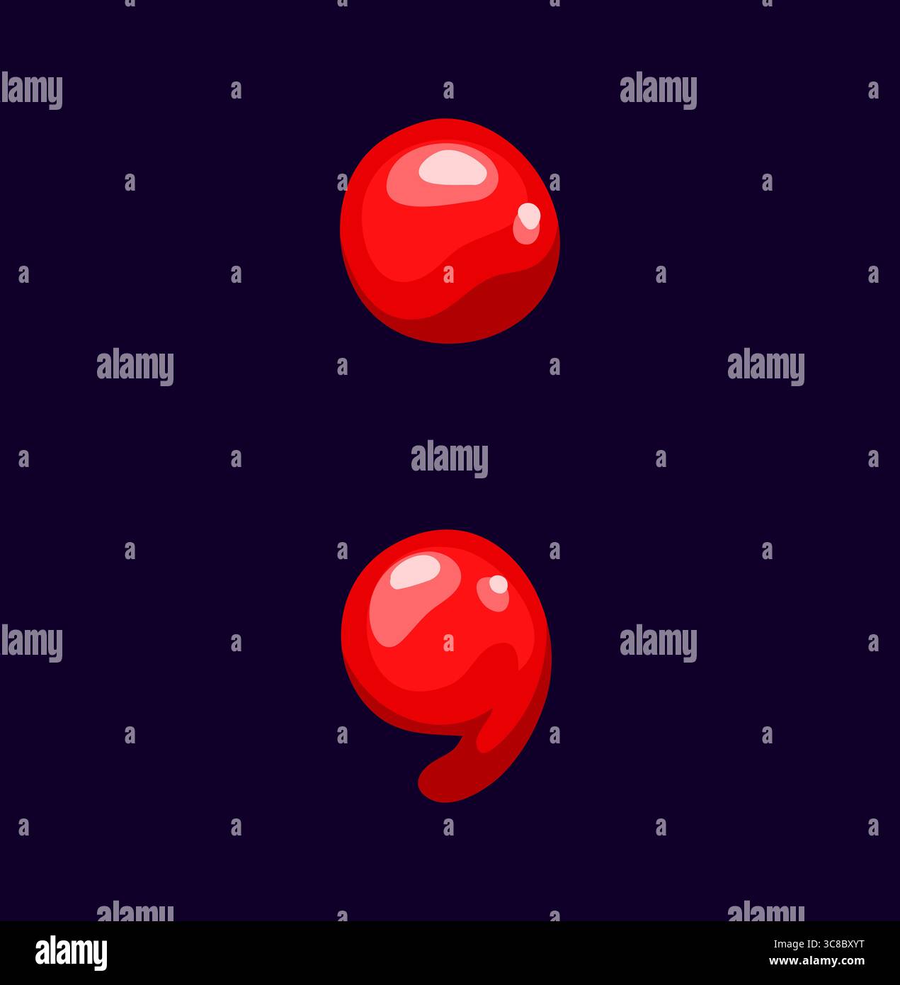 Fast food ketchup sauce snack cartoon ABC font semicolon punctuation ...