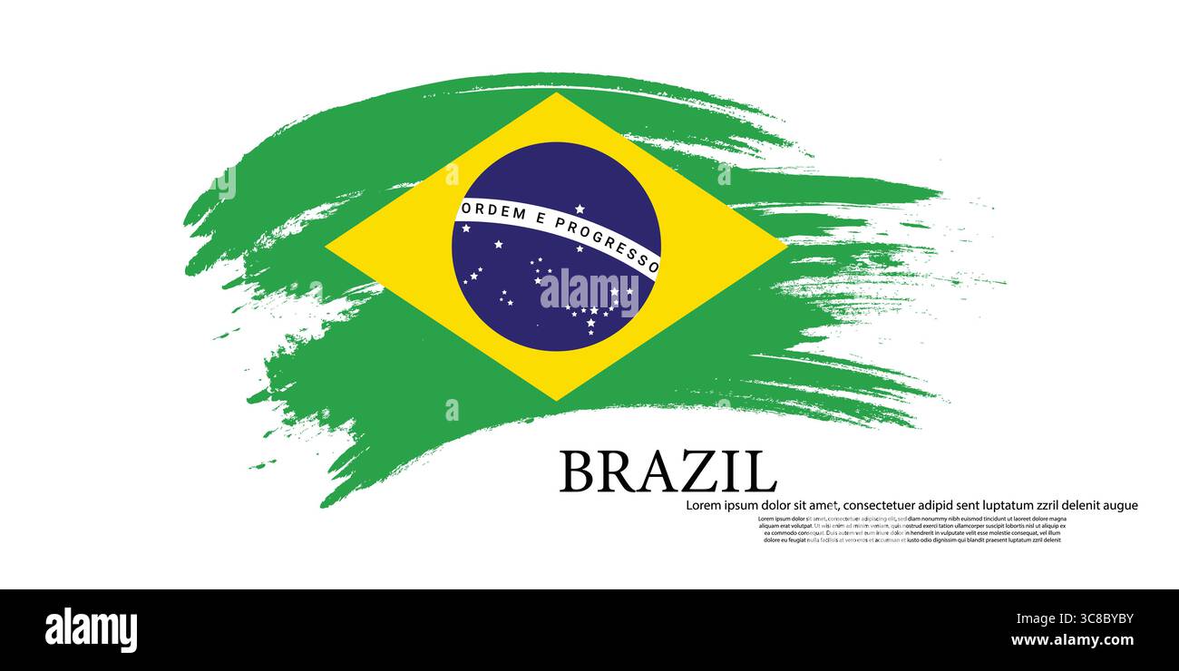 Brazil independence poster Stock Vector Images - Alamy
