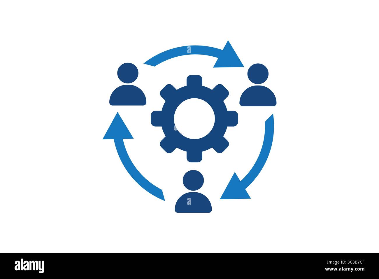 Collaborative Teamwork and Process Improvement Icon Stock Vector Image & Art - Alamy