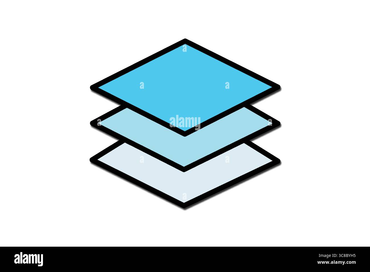 Dynamic arrangement geometric shapes Cut Out Stock Images & Pictures ...