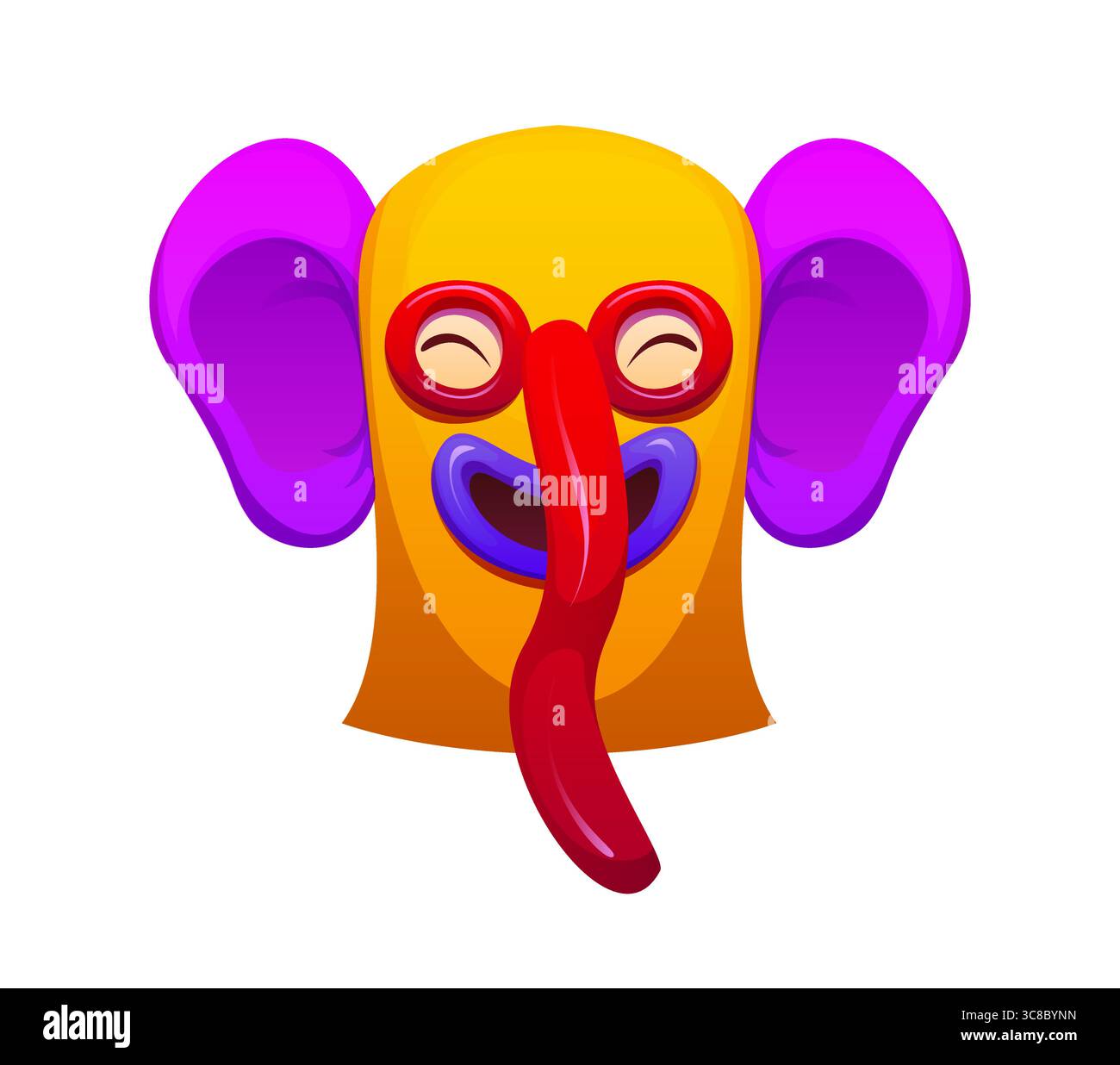 Barranquilla Colombian carnival holiday symbol of marimonda monkey ...