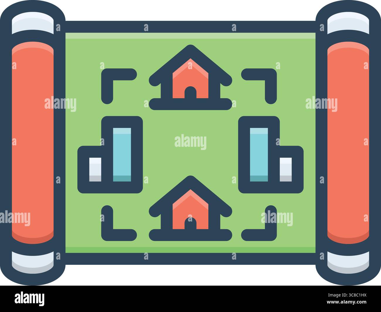 Icon for master plan, house plan Stock Vector Image & Art - Alamy