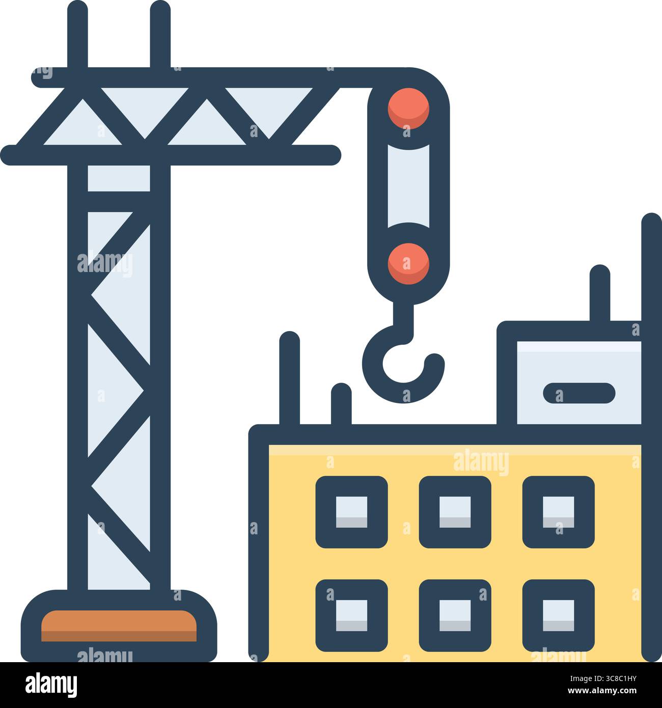 Construction in progress new Stock Vector Images - Alamy