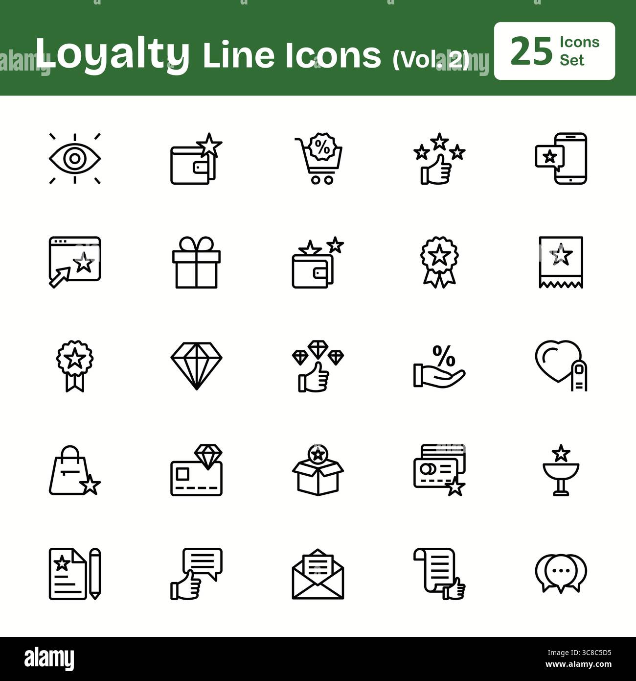 Thumbs up star line Stock Vector Images - Alamy