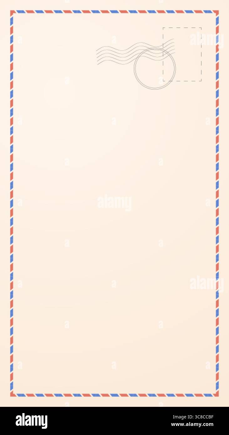 Postcard vertical card mockup Stock Vector Images - Alamy