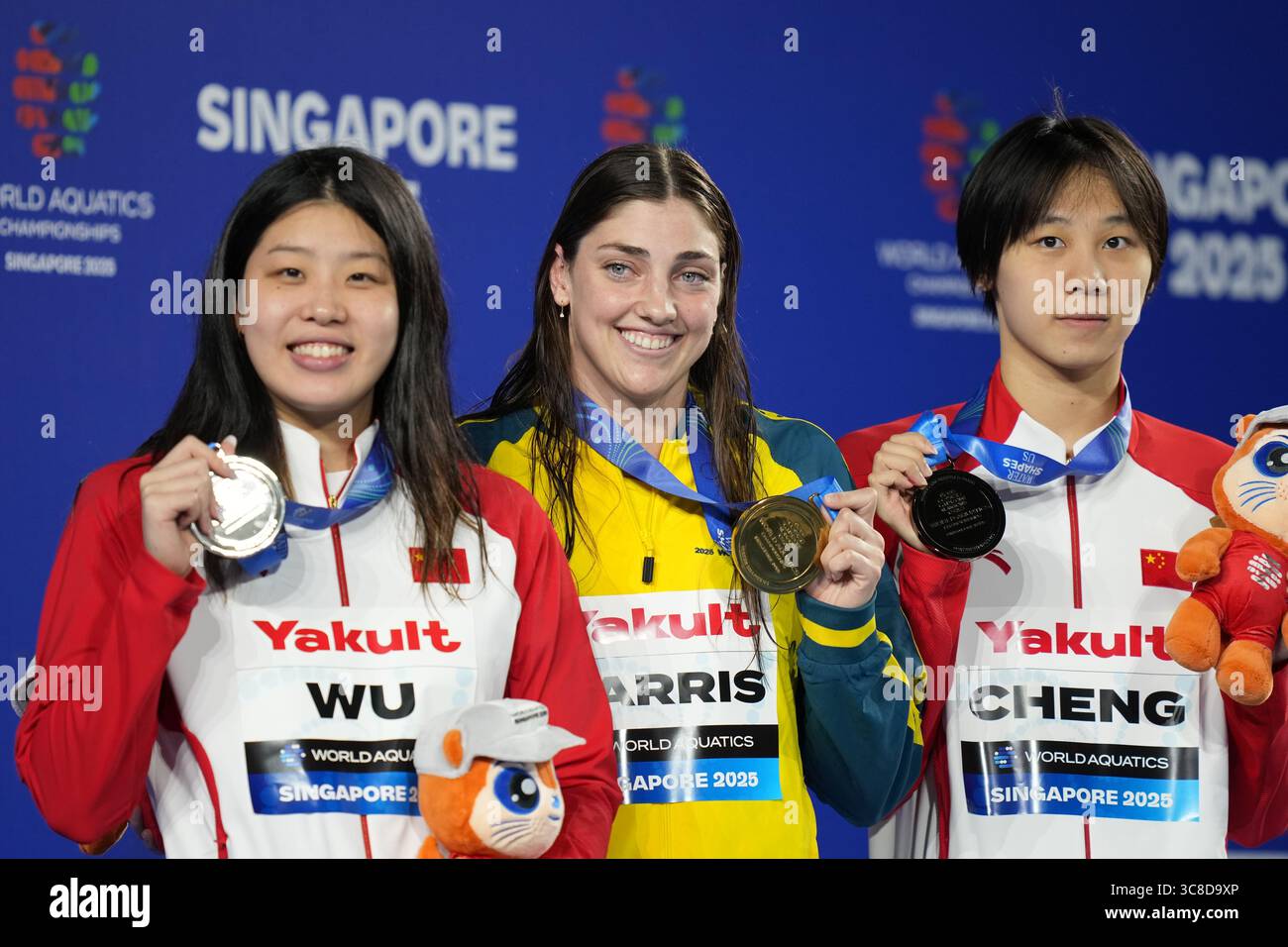 Singapore, Singapore. 3rd August, 2025. Meg HARRIS (AUS) won gold in ...