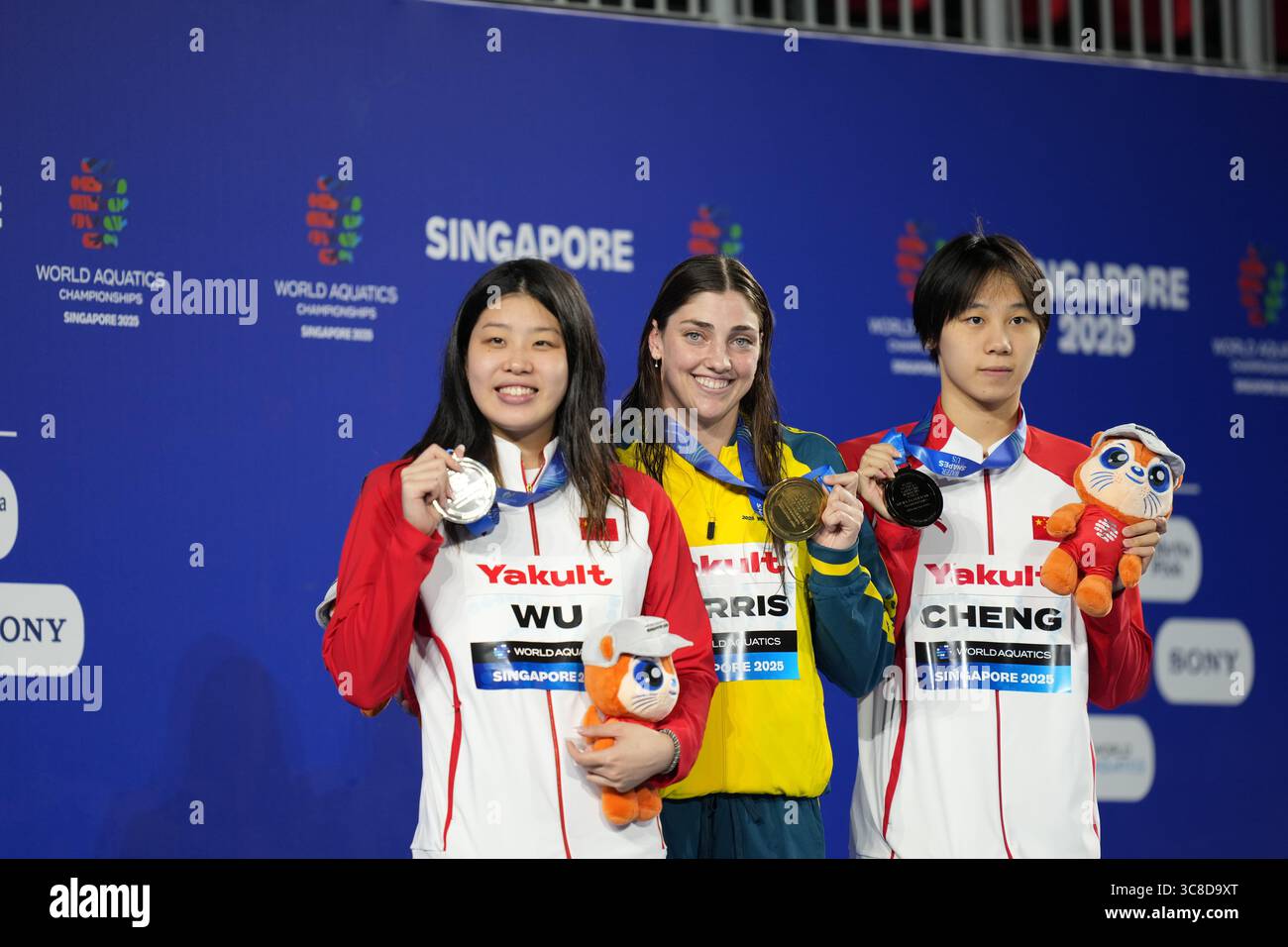 Singapore, Singapore. 3rd August, 2025. Meg HARRIS (AUS) won gold in ...