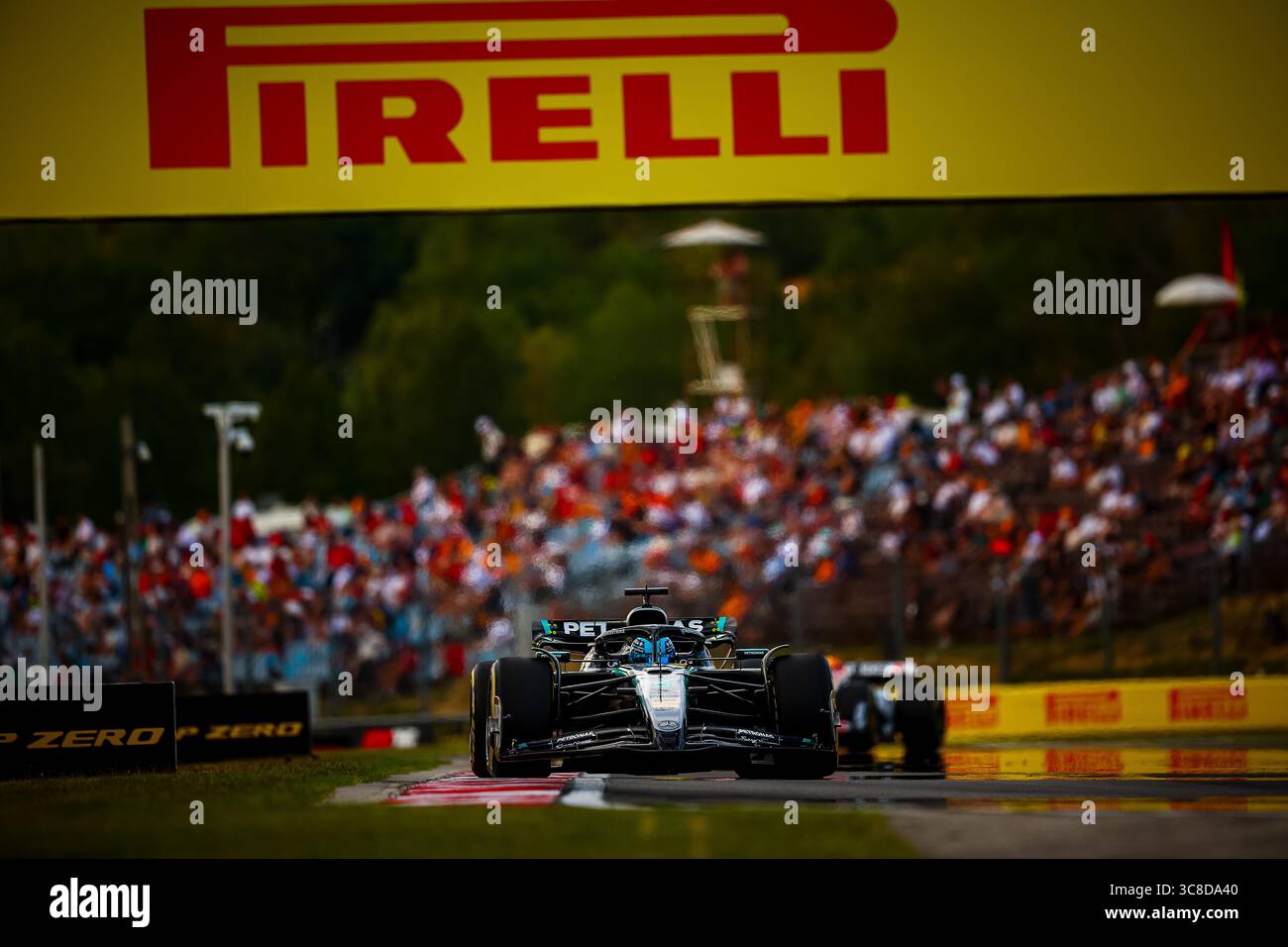 63 George Russell, (GRB) AMG Mercedes Ineos W16,during the Hungarian GP ...
