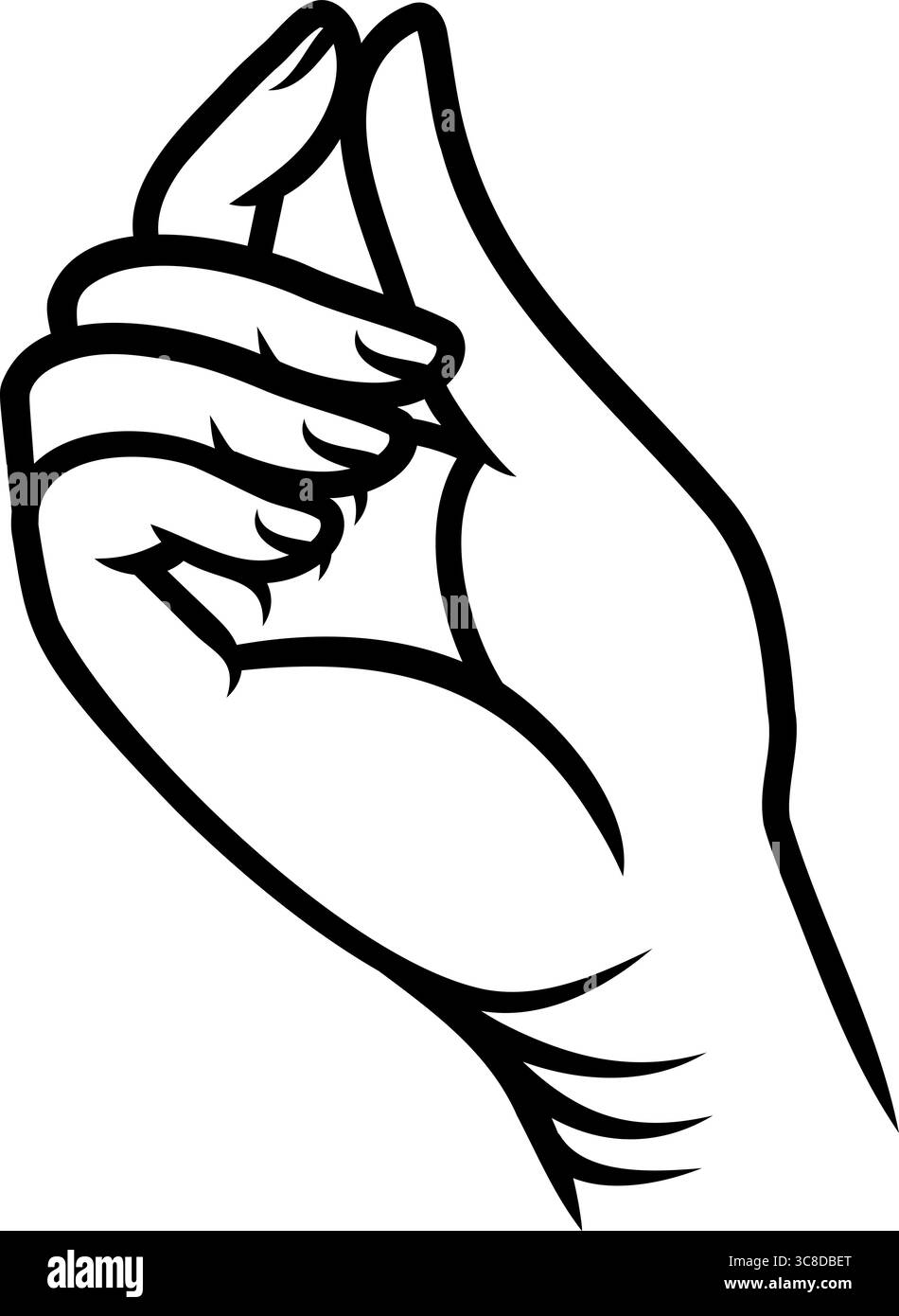 Hand Pinching Pay Me Cash Money Gesture Design Stock Vector Image & Art ...