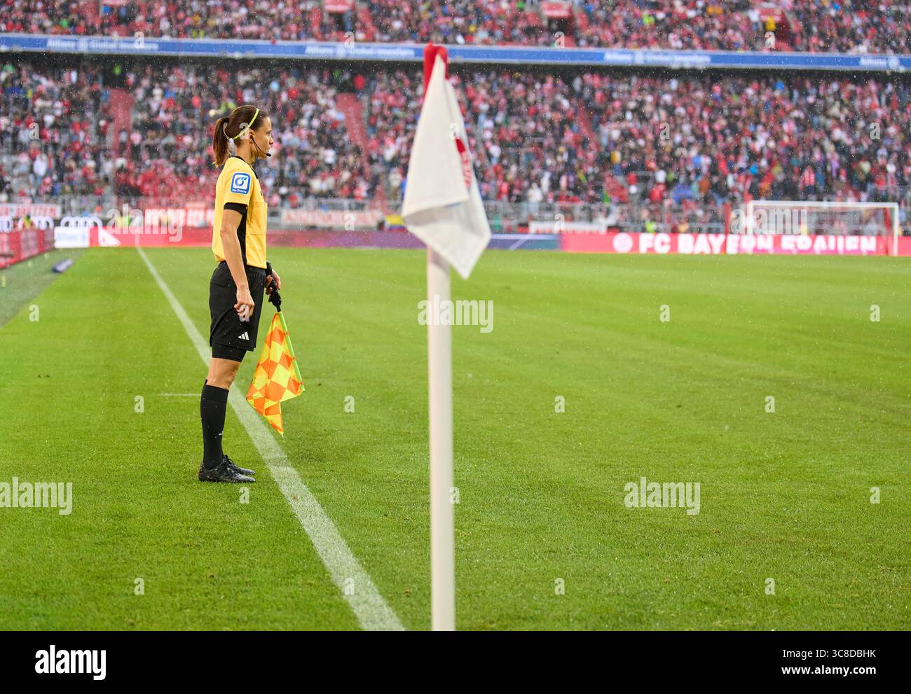 referee lineswoman Daniela Göttlinger at the friendly match FC BAYERN ...