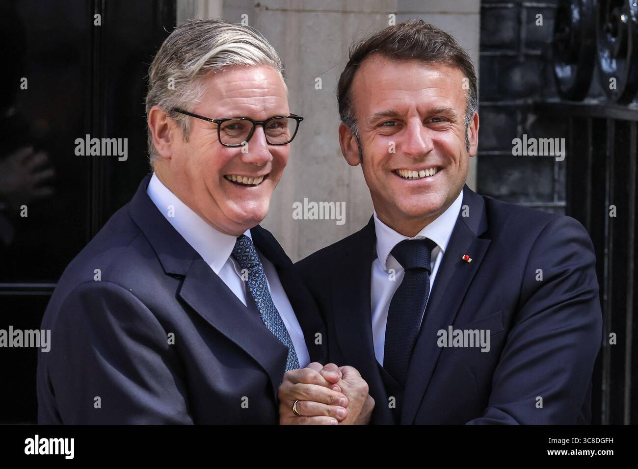 Sir Keir Starmer, British Prime Minister, and President of France ...