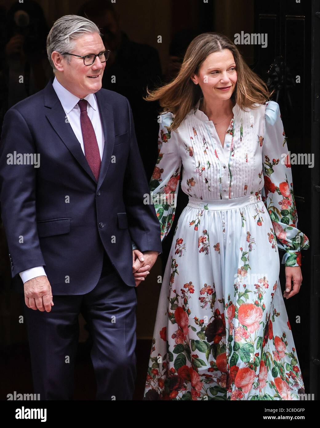 Sir Keir Starmer, Prime Minister of the United Kingdom, and his wife ...