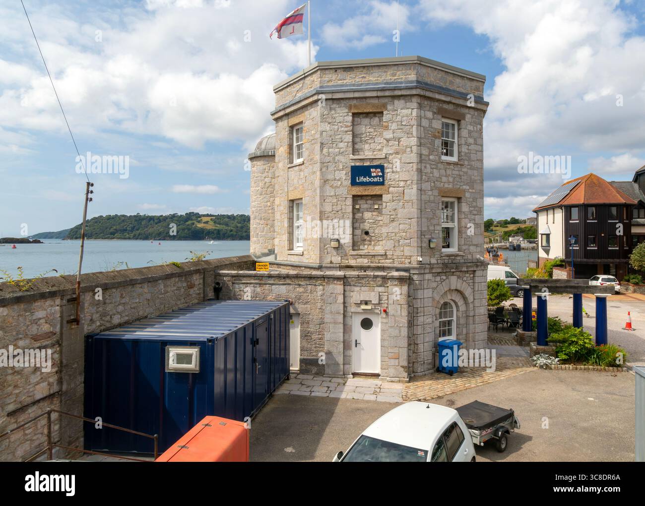 Historic RNLI lifeboat station building,Old Custom House, Millbank ...